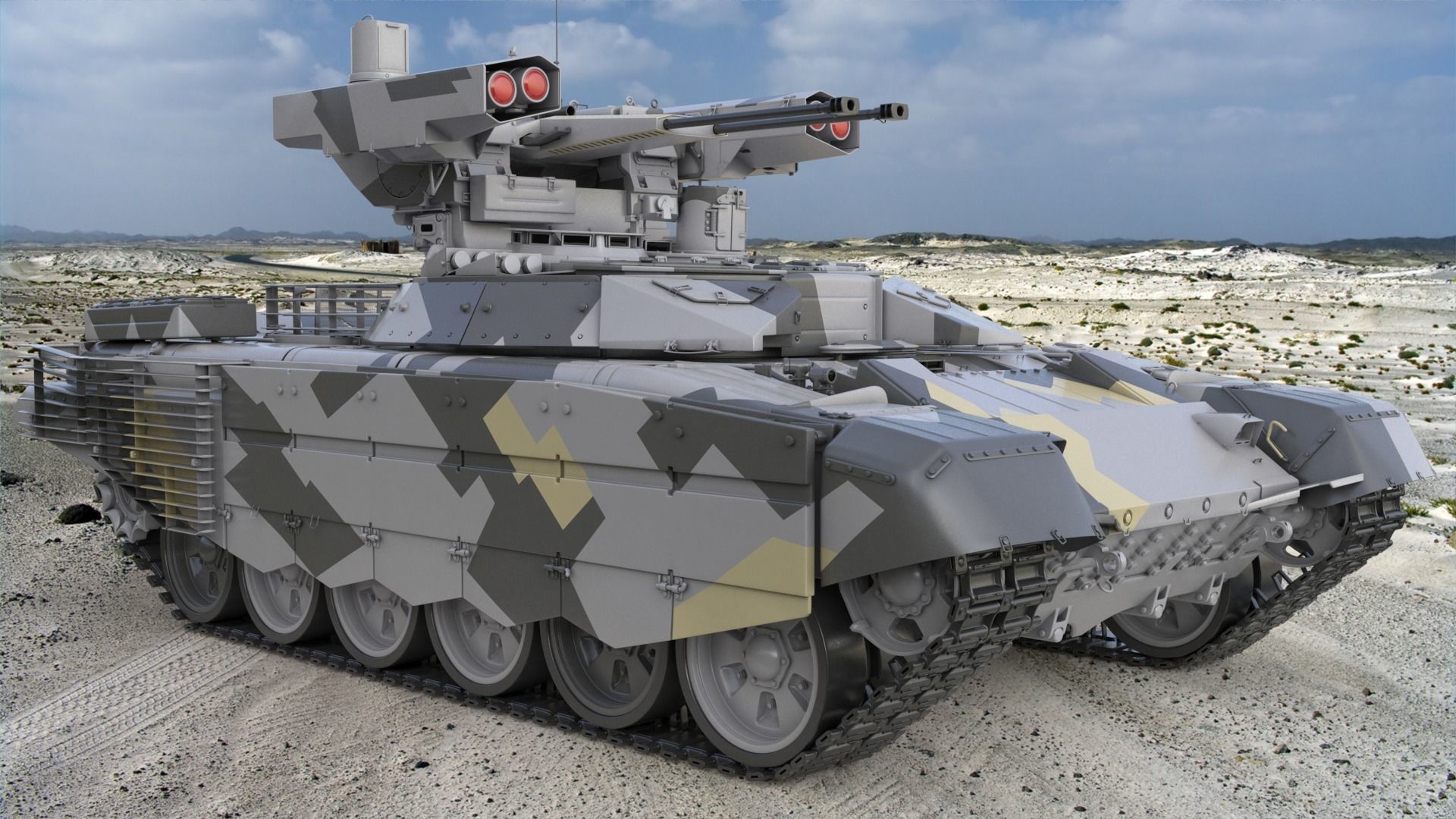 Tank Terminator BMPT 72 3D model | CGTrader