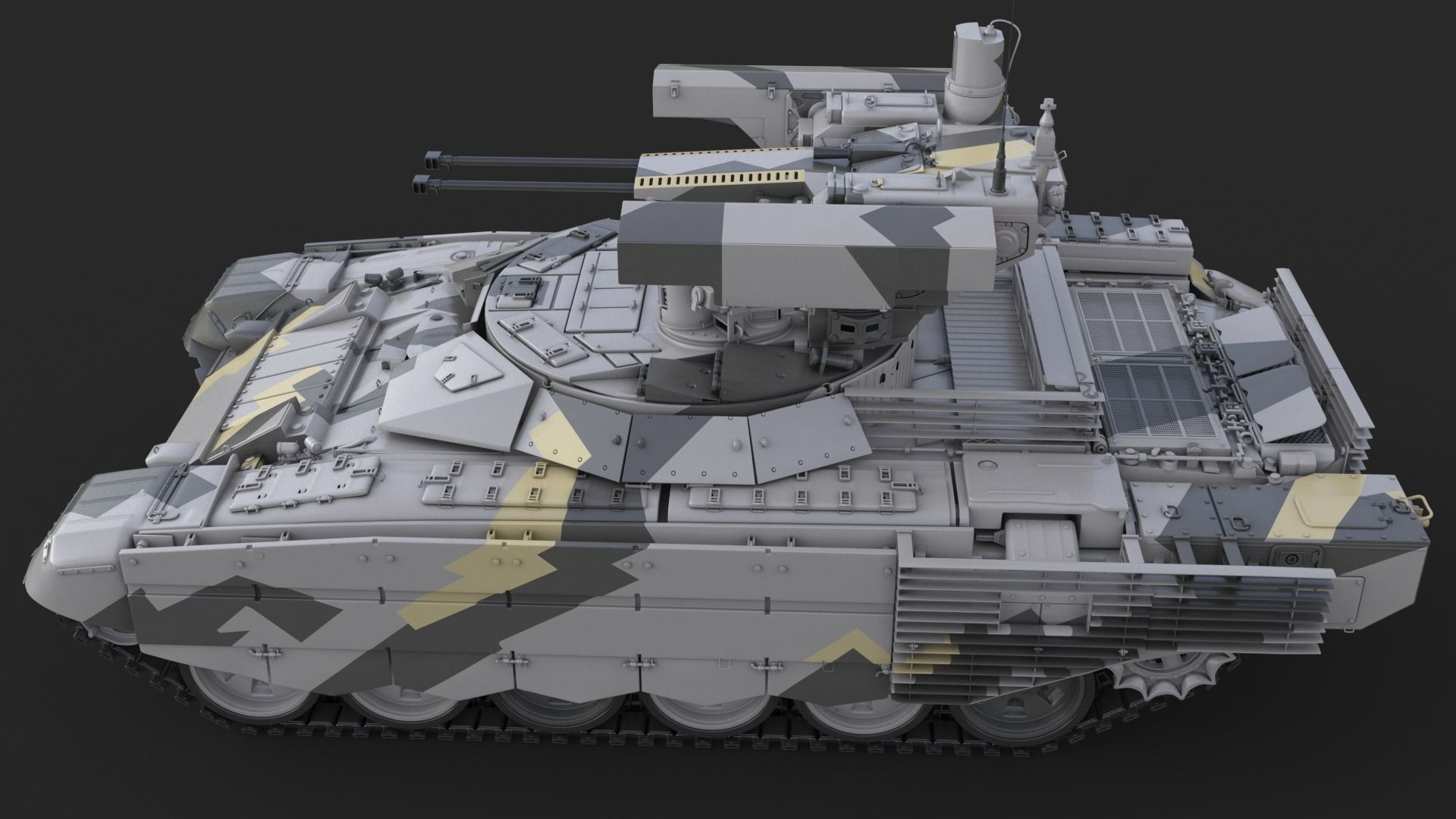 Tank Terminator BMPT 72 3D model | CGTrader