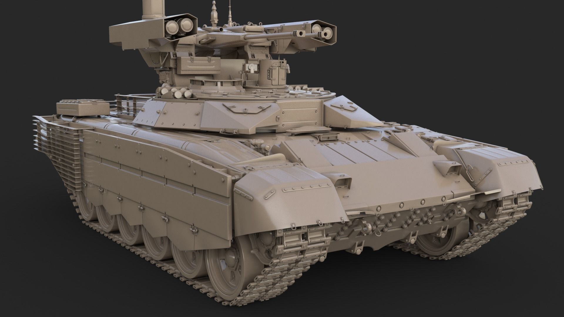 Tank Terminator BMPT 72 3D model | CGTrader