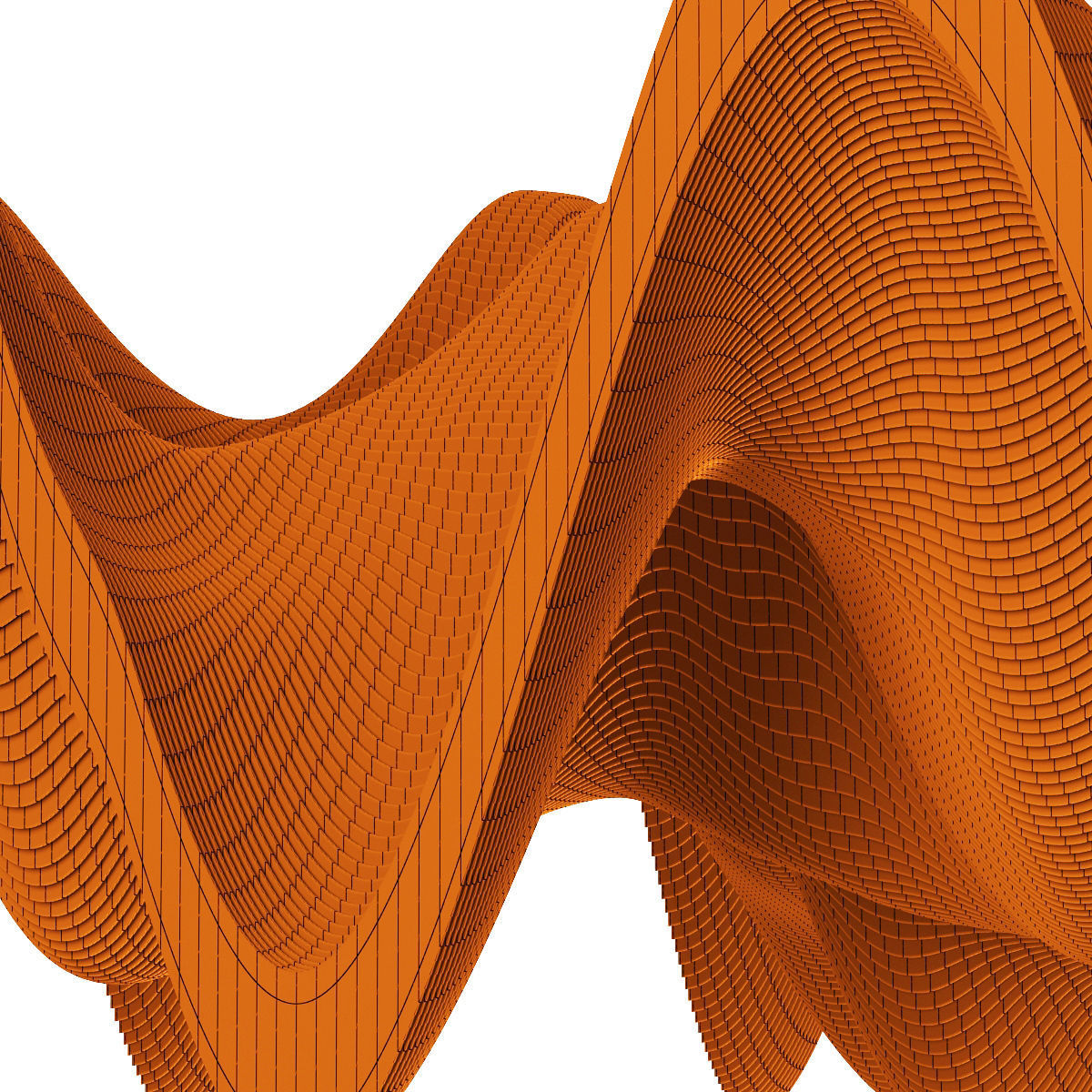 Parametric hall n5 3D model | CGTrader