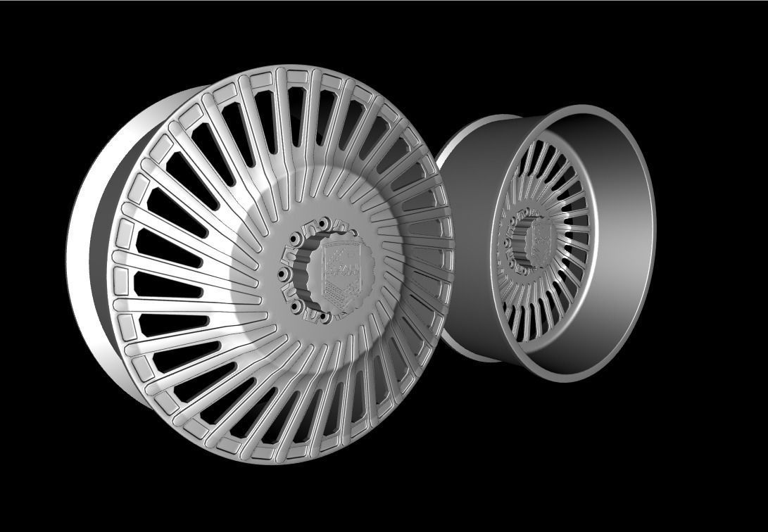 3D model Wheel Amani Forged Chile Dually VR / AR / low-poly | CGTrader