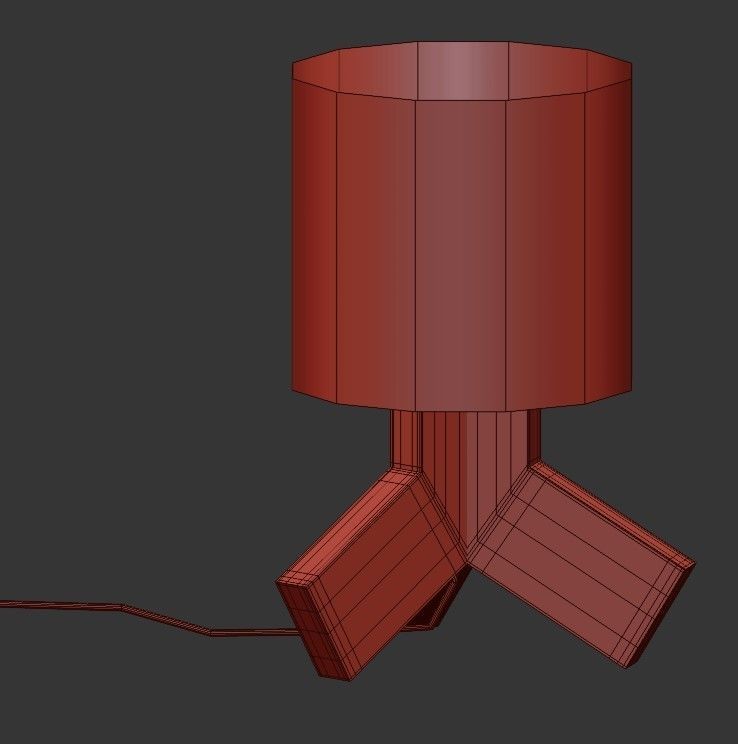 Rook Lamp 3D model | CGTrader