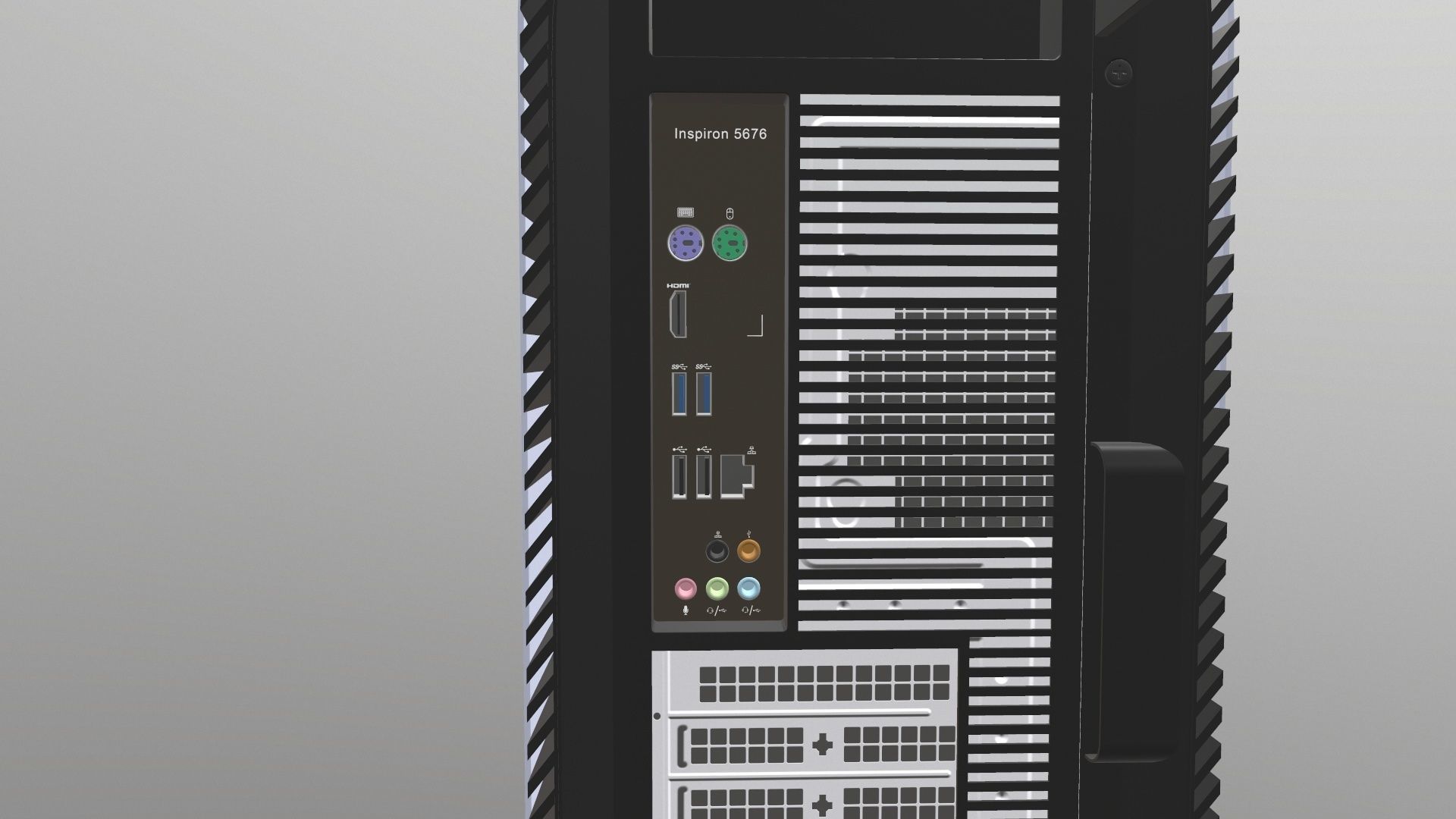 Dell CPU Machine 3D model | CGTrader