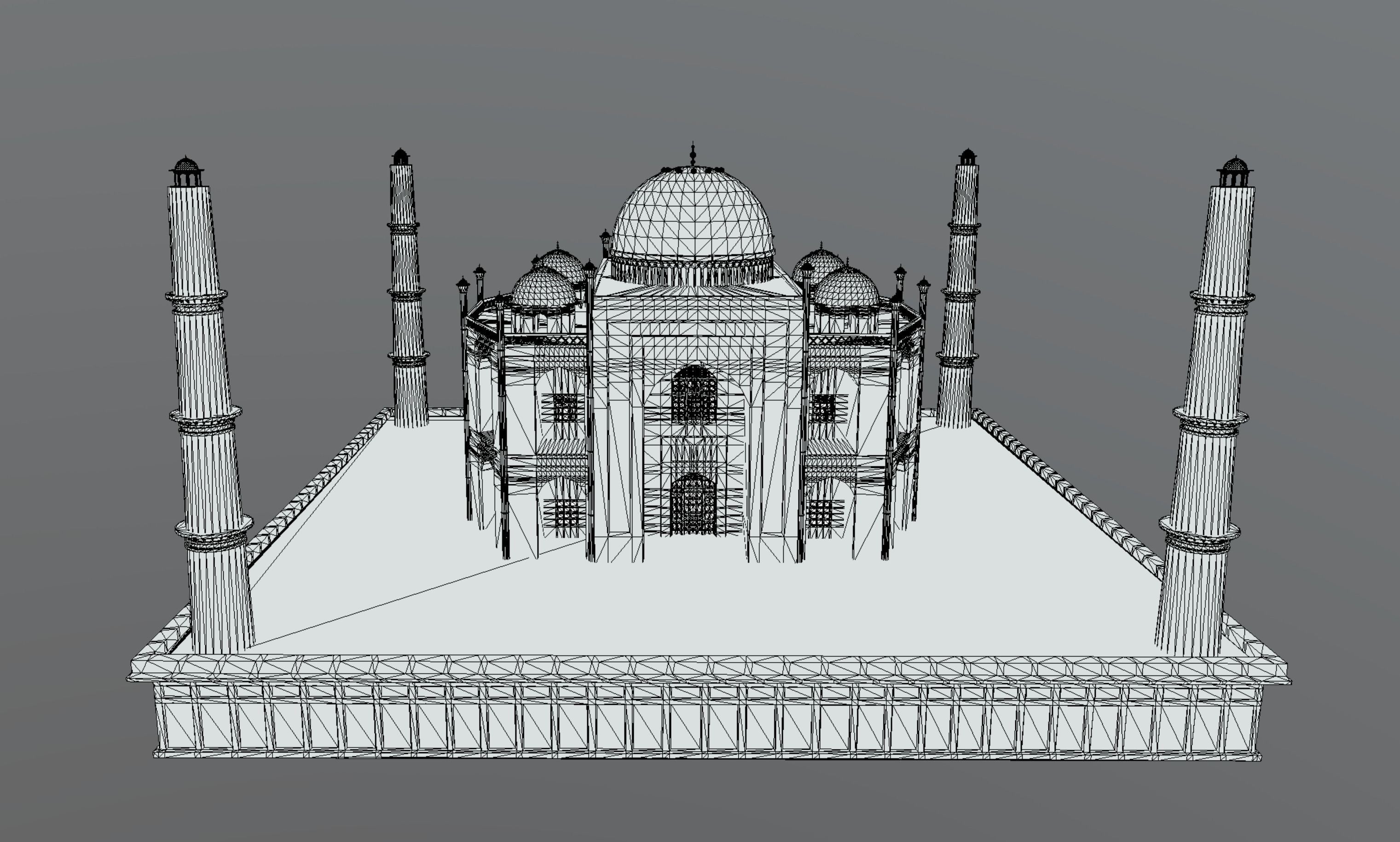 Taj Mahal 3D model | CGTrader