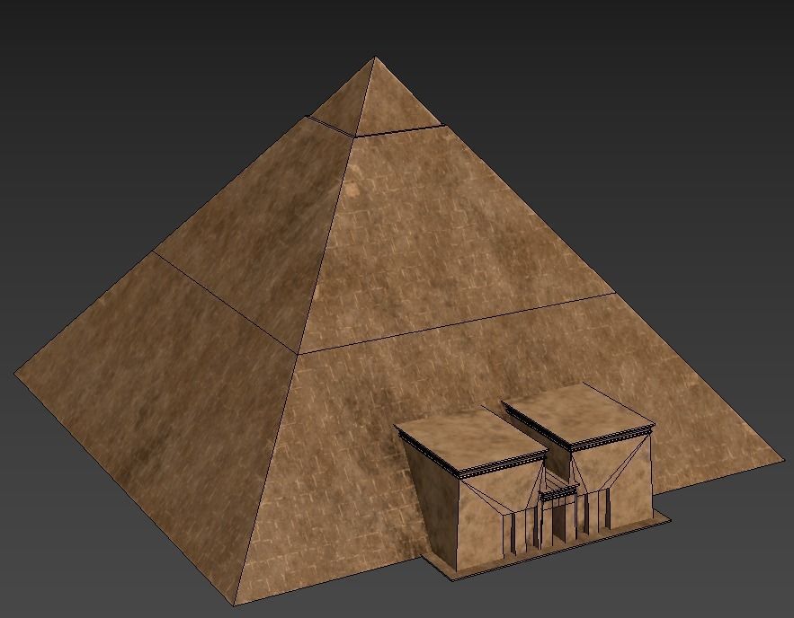 3D model Egyptian Pyramids VR / AR / low-poly | CGTrader
