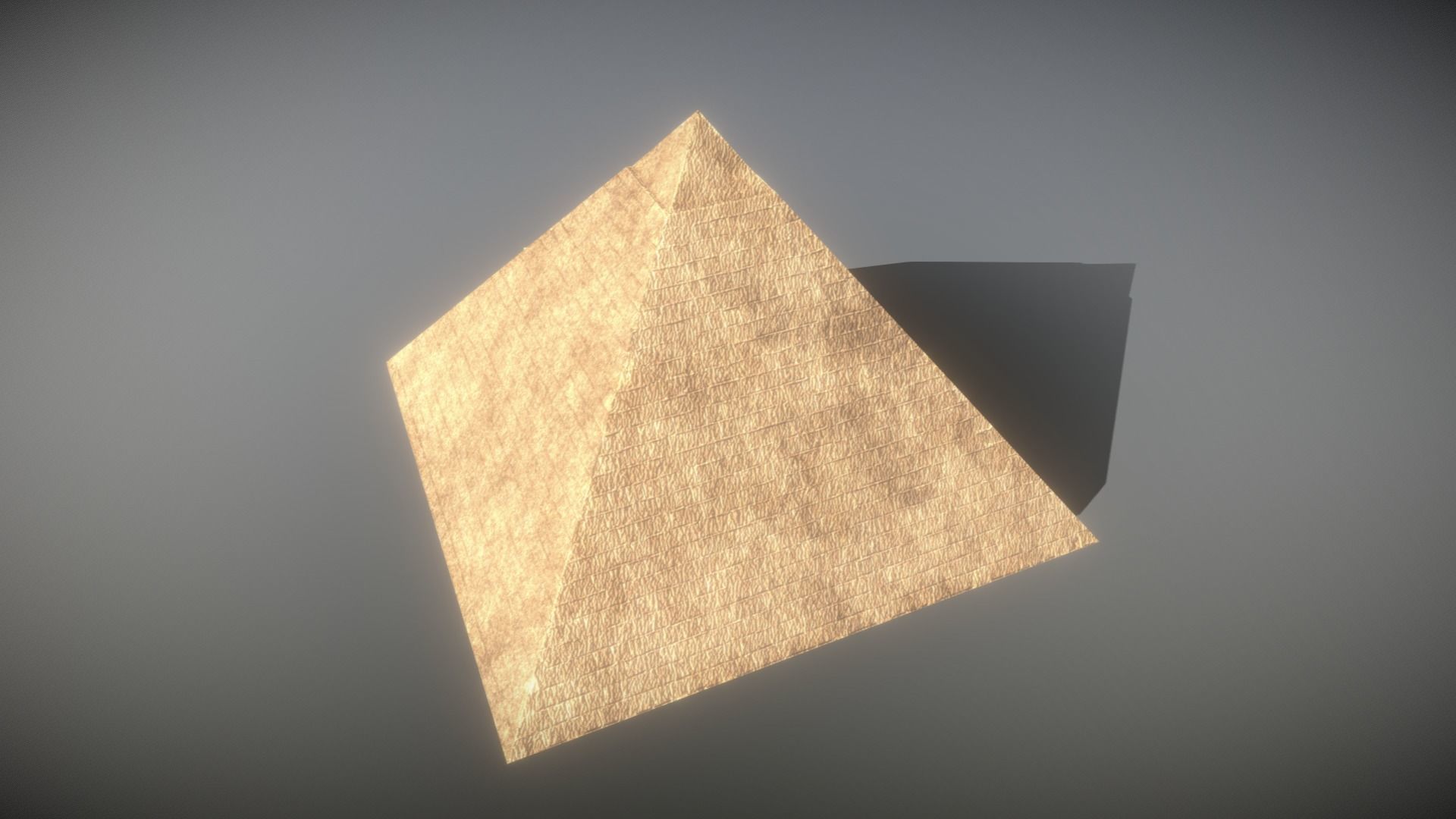 3D model Egyptian Pyramids VR / AR / low-poly | CGTrader