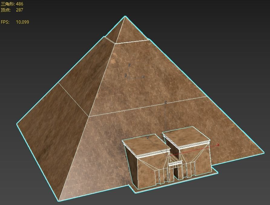3D model Egyptian Pyramids VR / AR / low-poly | CGTrader