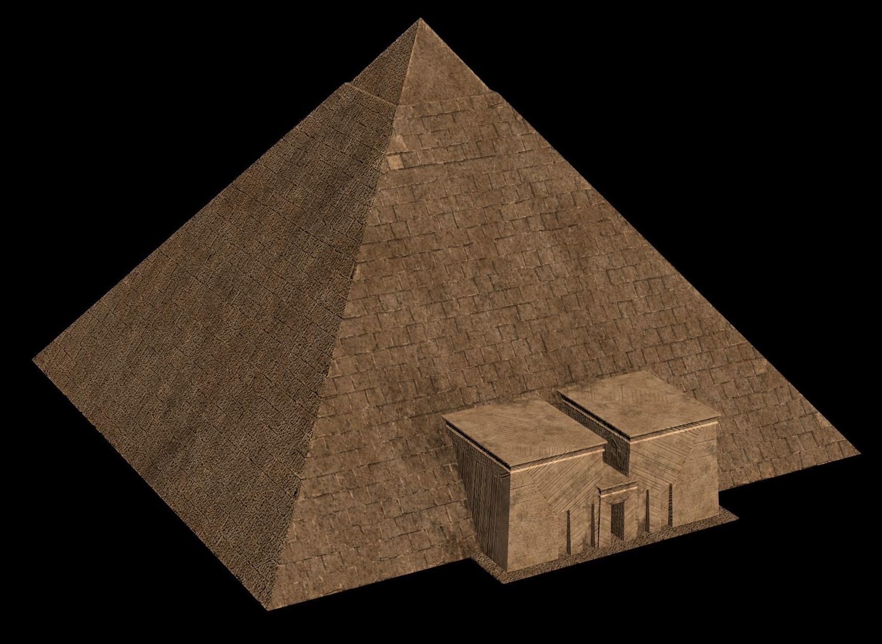 3D model Egyptian Pyramids VR / AR / low-poly | CGTrader