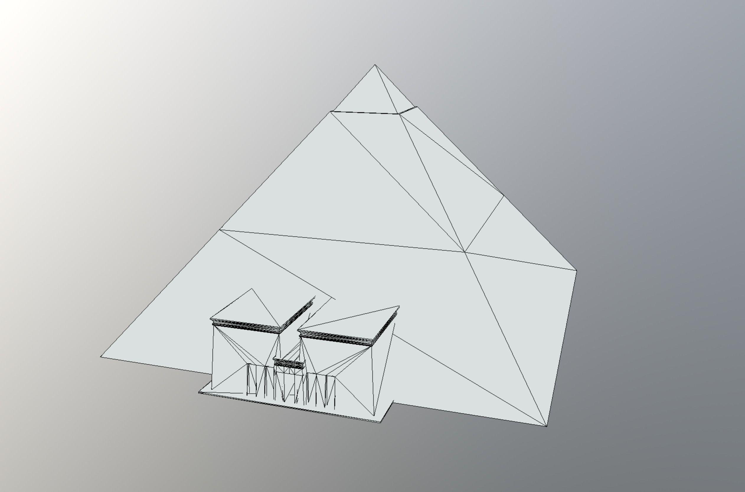 3D model Egyptian Pyramids VR / AR / low-poly | CGTrader