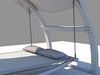 Swing Bed With Canopy 3D model | CGTrader