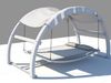 Swing Bed With Canopy 3D model | CGTrader