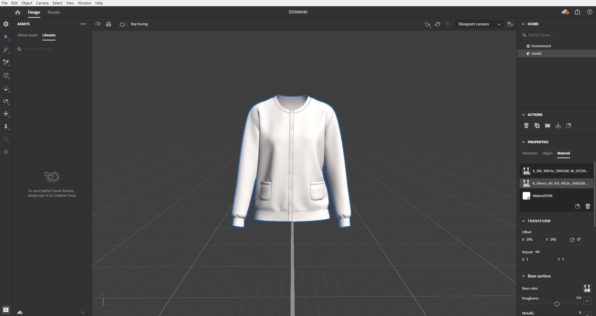 Classic Women Knit Jacket Design 3D model | CGTrader