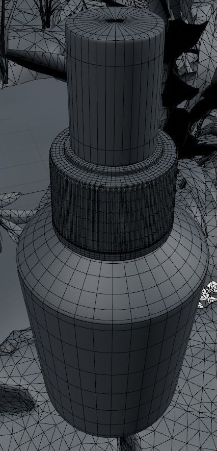 Oil Spray Bottle 3D Model Project for C4D and Redshift Render 3D model ...