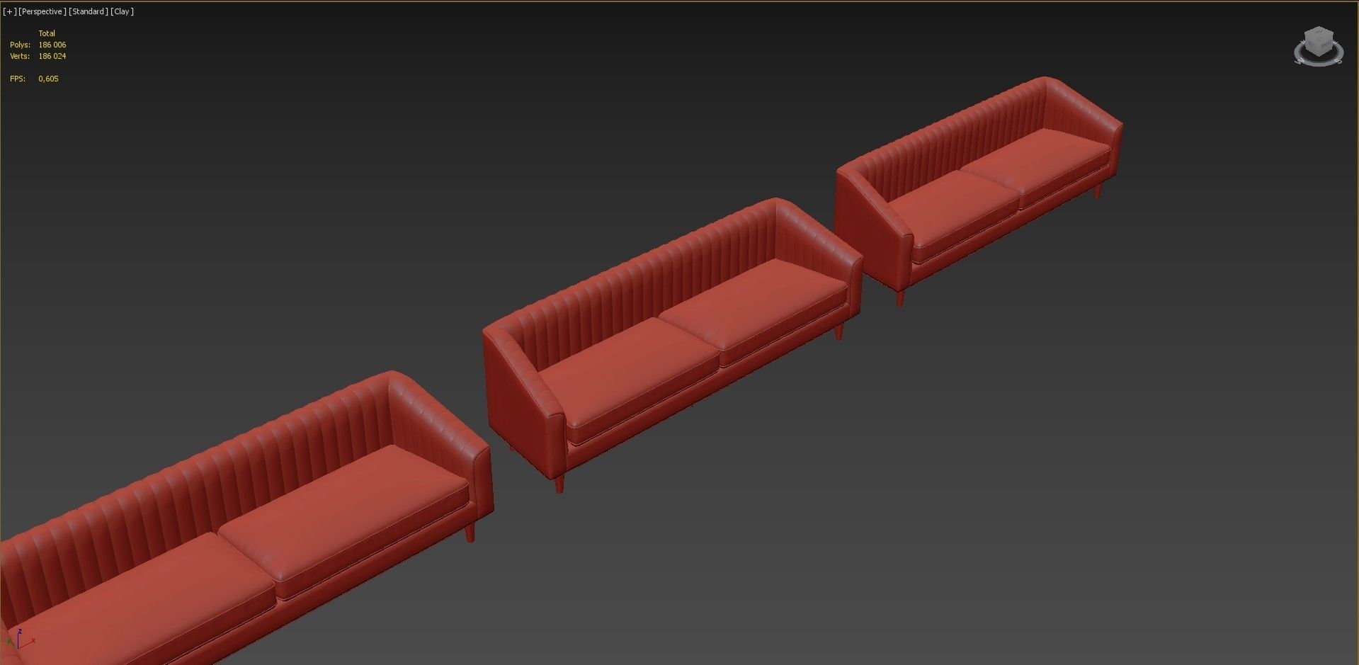 sofa gillian 3D model | CGTrader