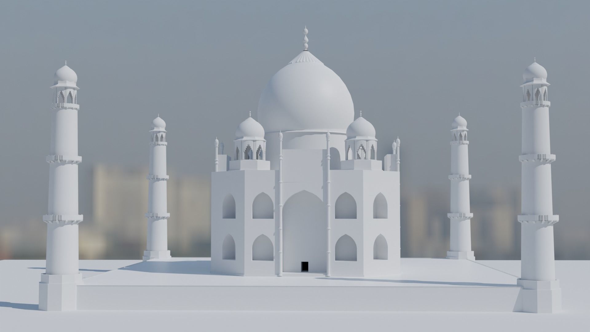 3d Taj Mahal 3D model | CGTrader