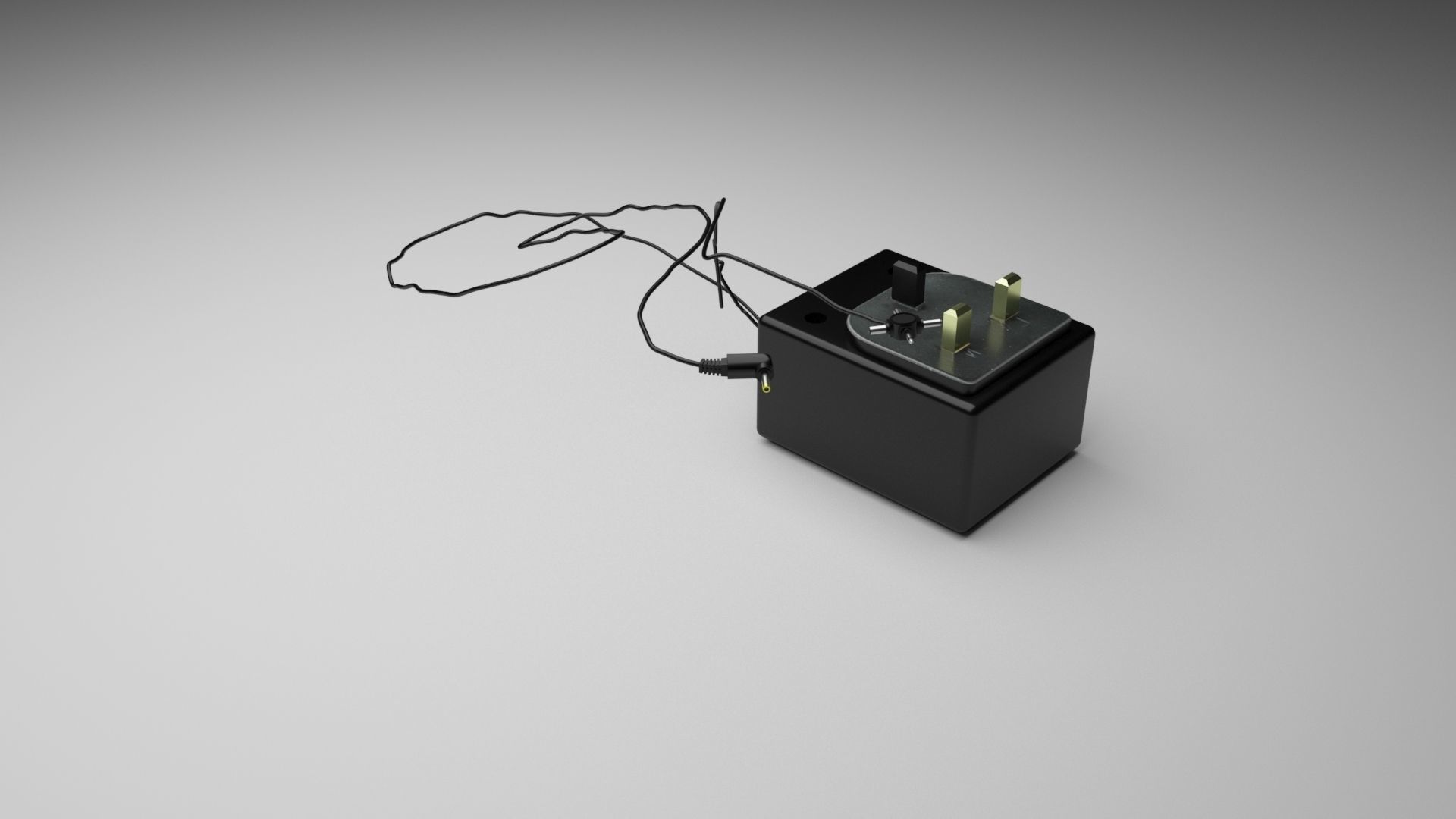 Terminator Ac Dc Power Adapter 3D model | CGTrader
