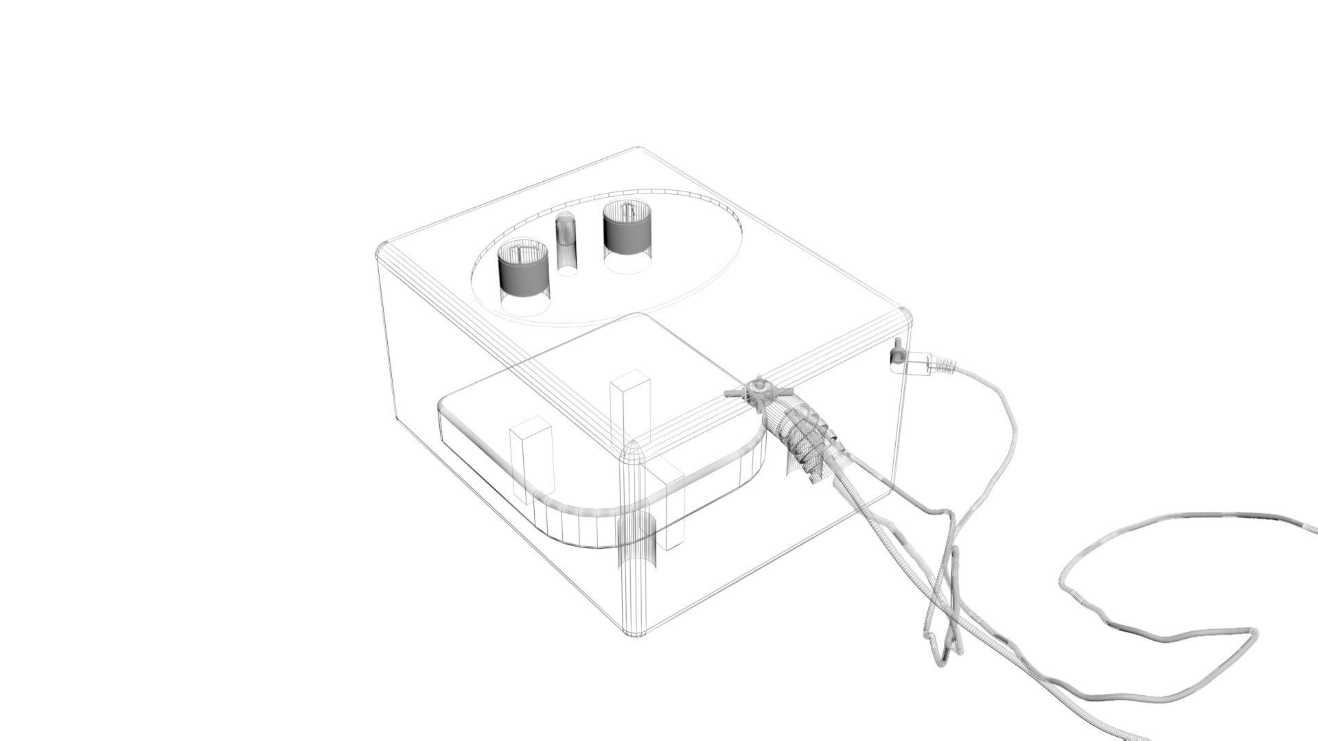 Terminator Ac Dc Power Adapter 3D model | CGTrader