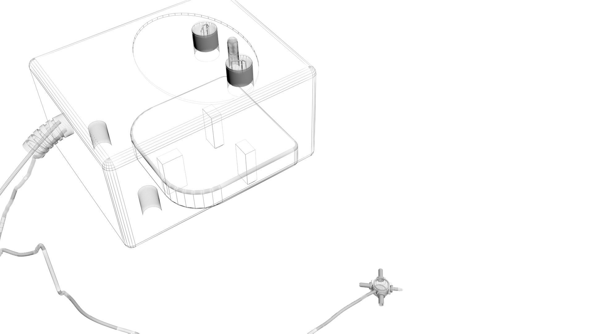 Terminator Ac Dc Power Adapter 3D model | CGTrader