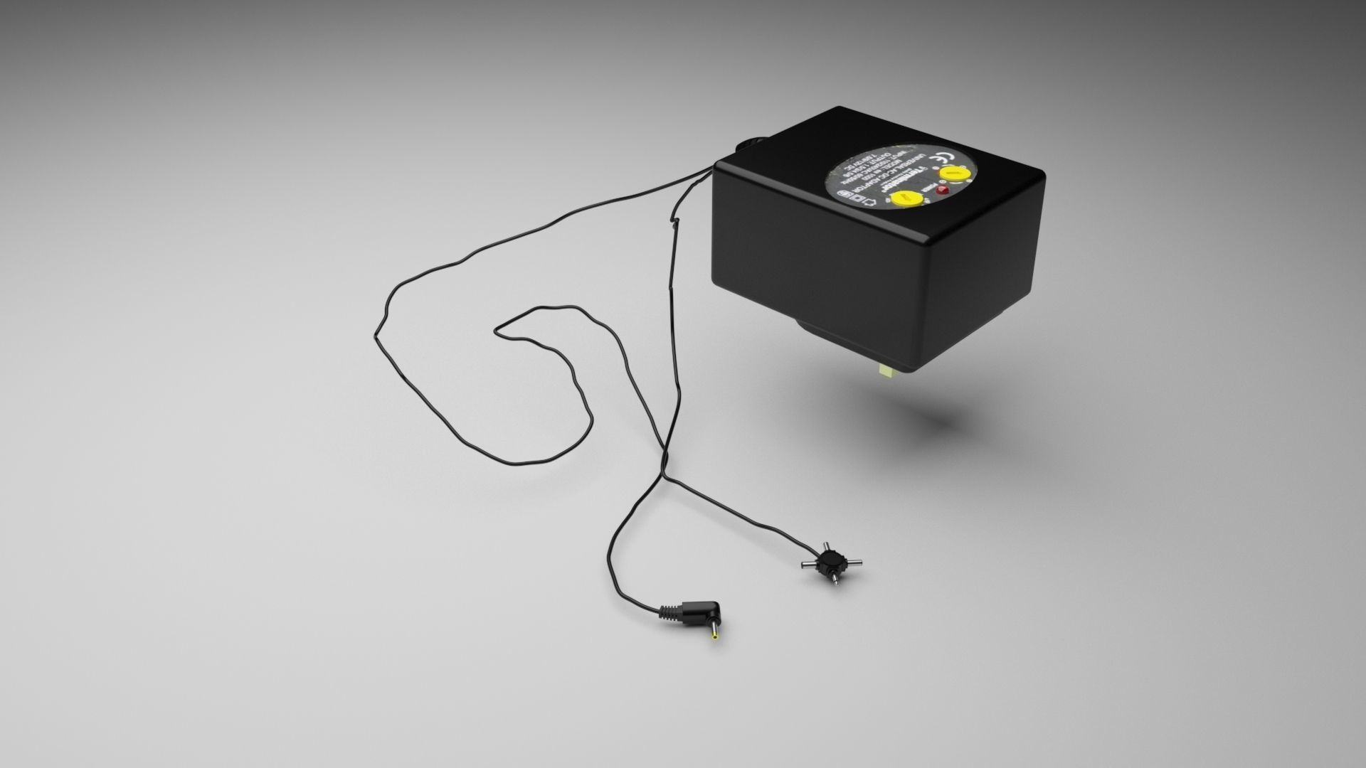 Terminator Ac Dc Power Adapter 3D model | CGTrader