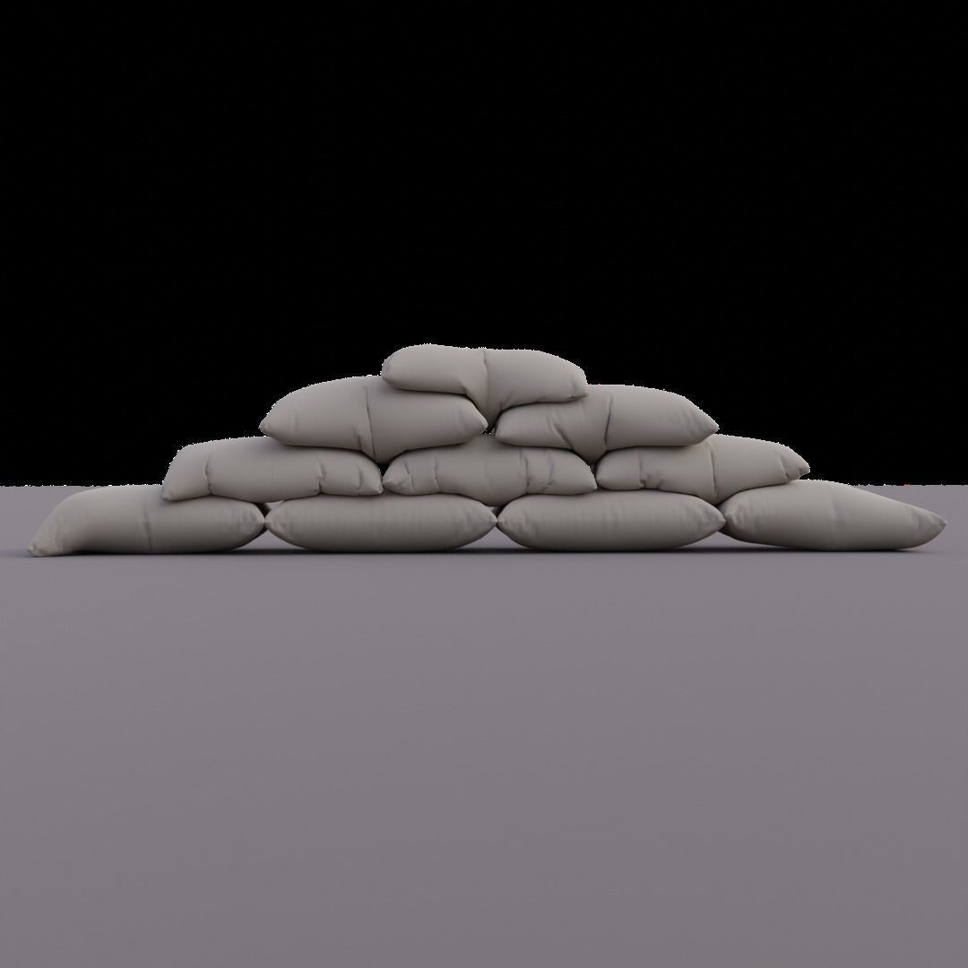 Sandbag shelter for military diorama scale 1 35 3D model 3D printable ...