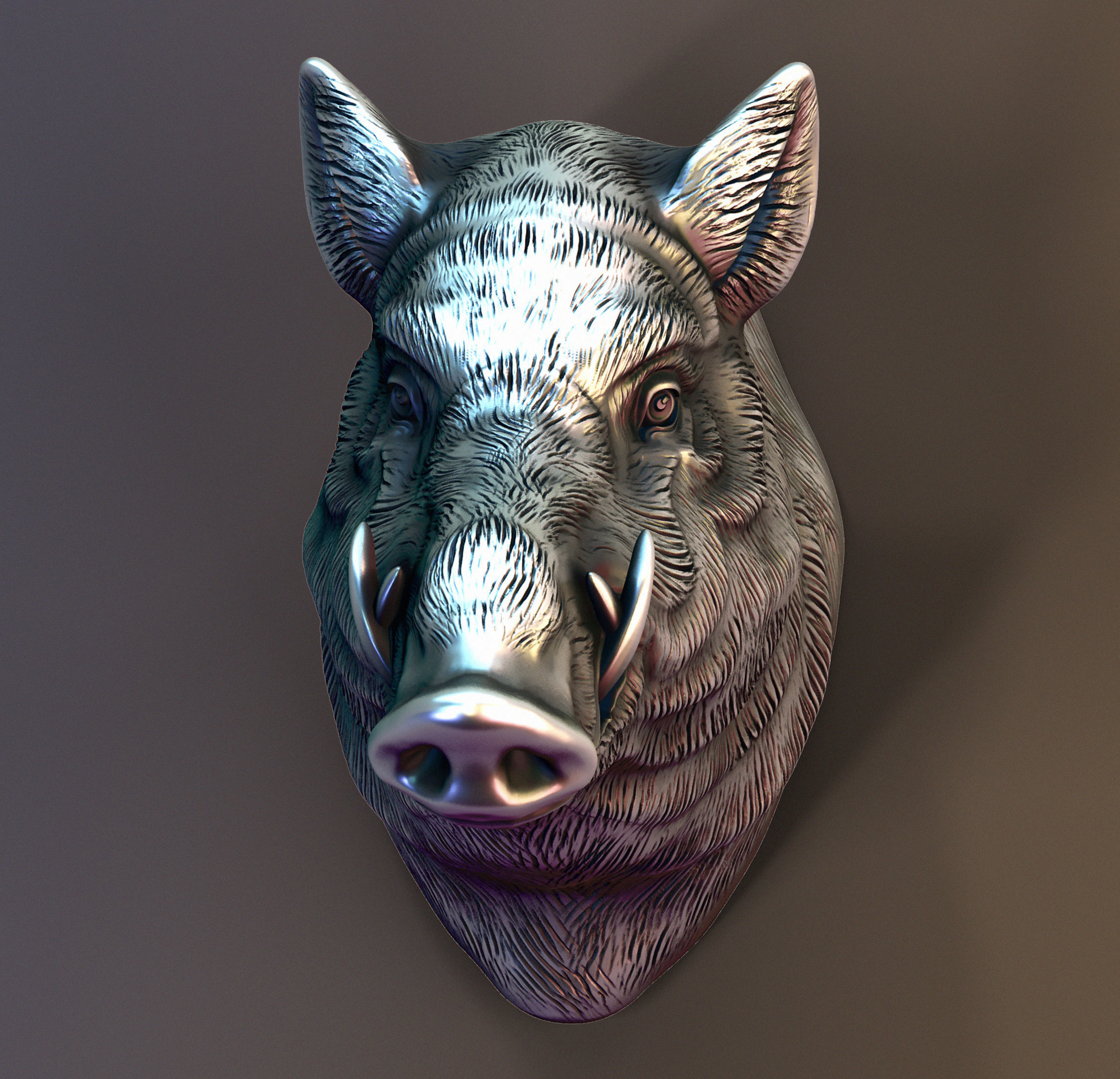 head pigi 3D model 3D printable | CGTrader
