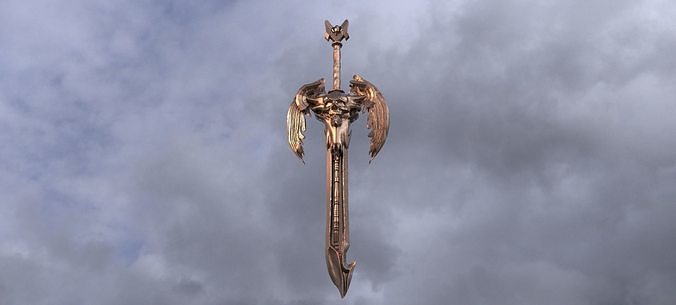 Angel Forged Greatsword 3D model | CGTrader