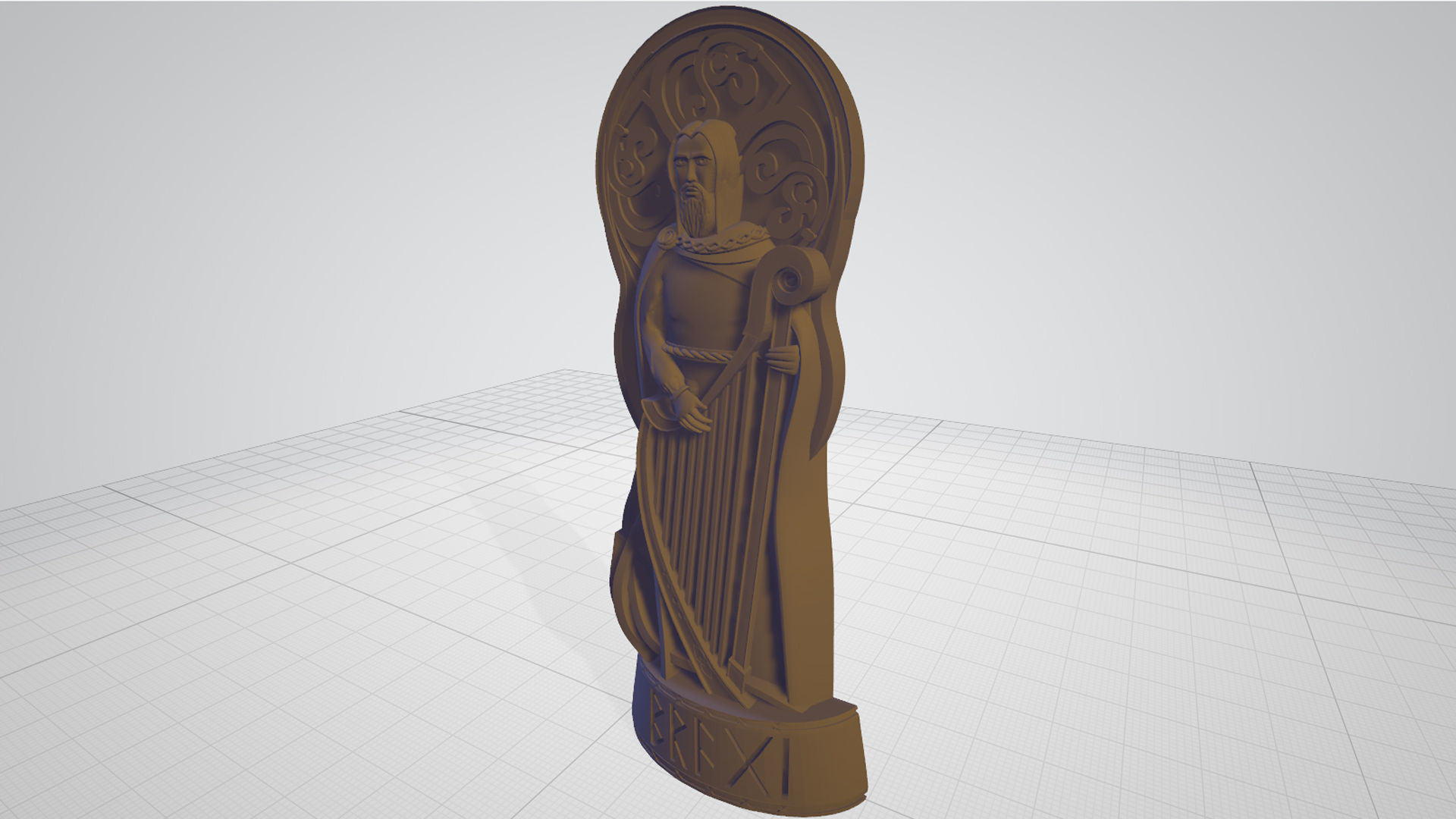 BRAGI GODDESS STL 3D model 3D printable | CGTrader