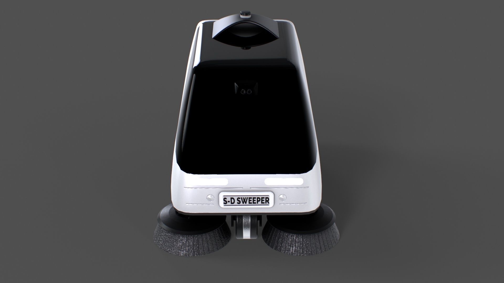 3D model Autonomous Robot Sweeper VR / AR / low-poly | CGTrader