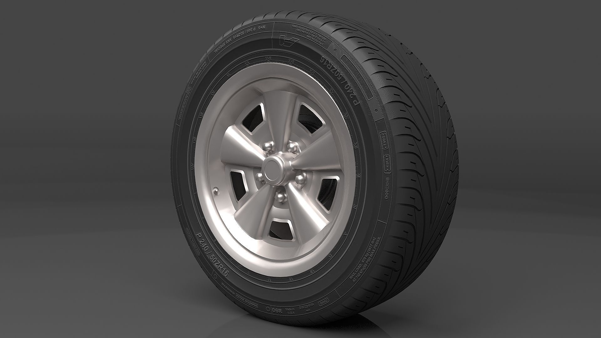 Realistic Wheel Tire 10 3D model | CGTrader