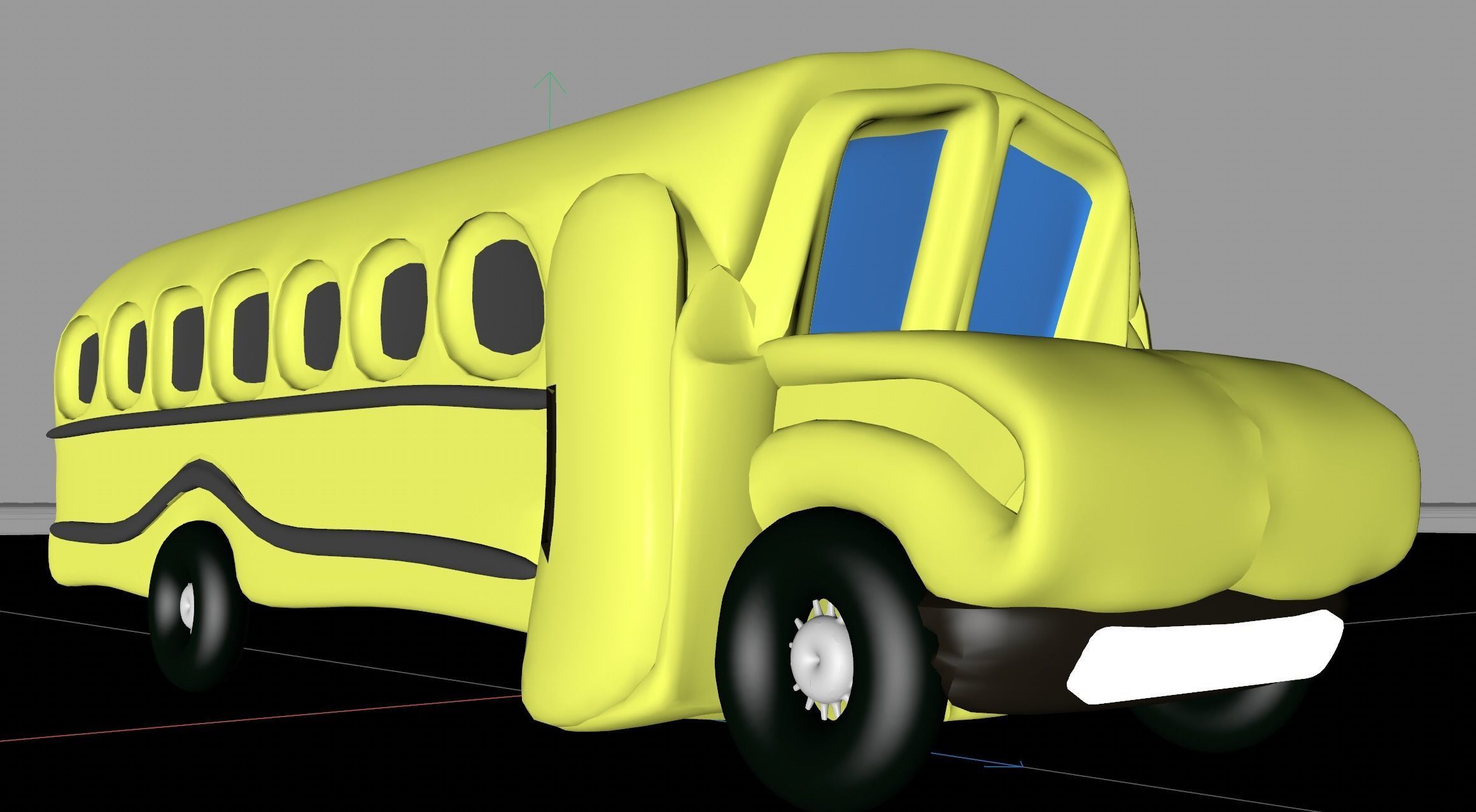 funny bus 3D model | CGTrader