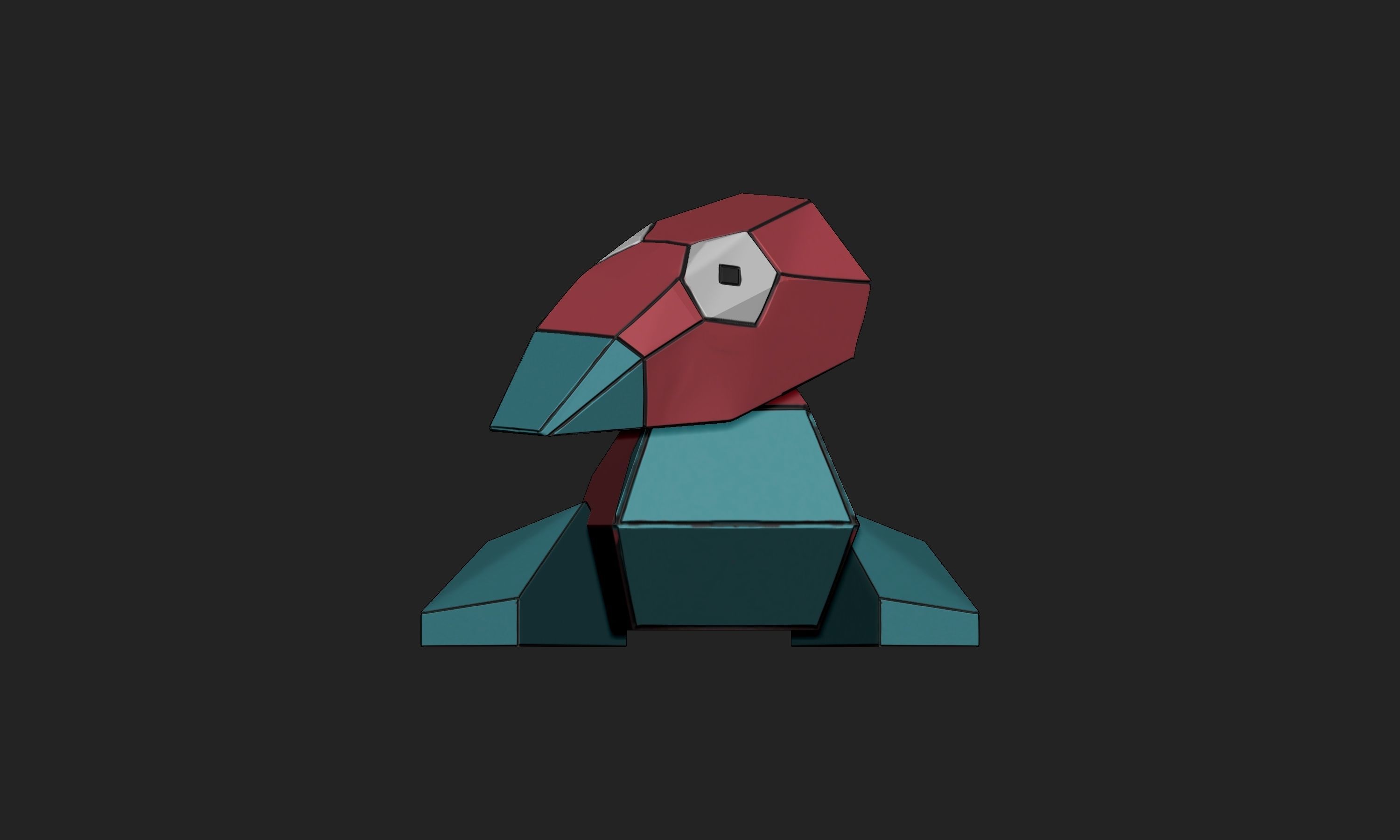Pokemon - Porygon with 2 poses 3D model 3D printable | CGTrader