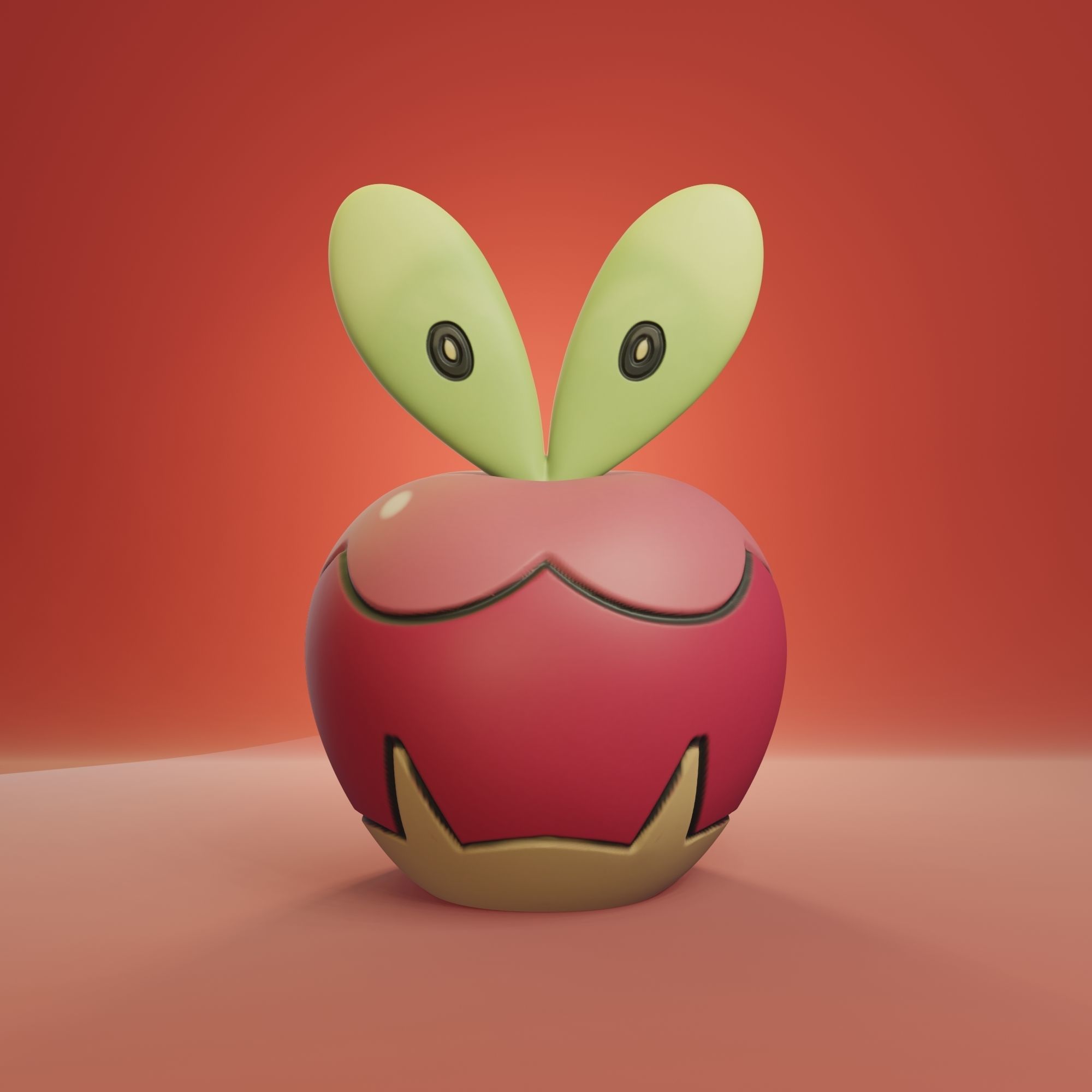Pokemon - Applin 3D model 3D printable | CGTrader