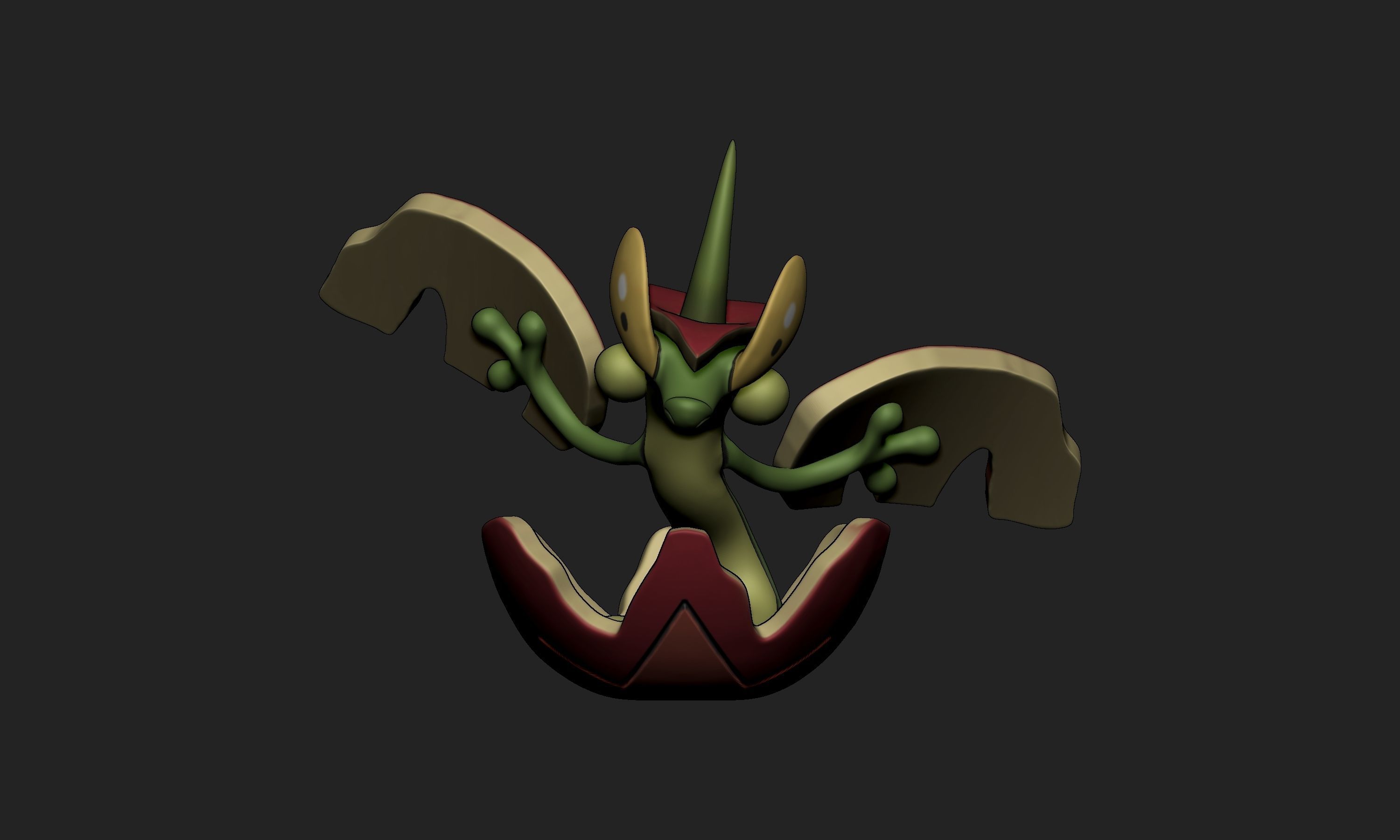 Pokemon - Applin Flapple and Appletun with 2 poses 3D model 3D ...