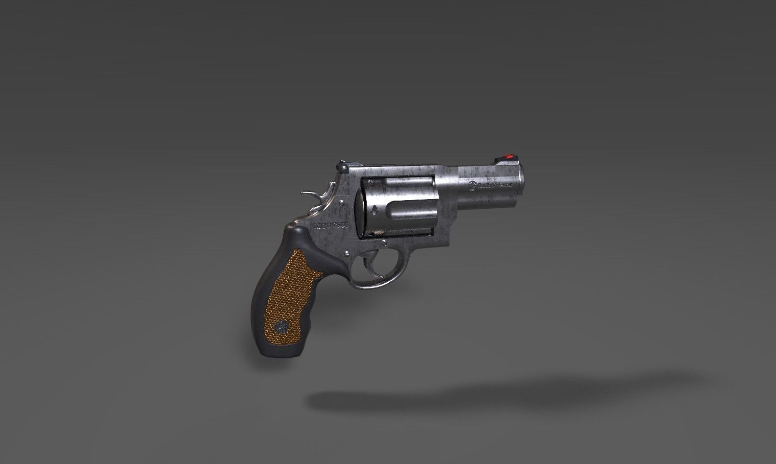 3D model Modern Revolver 4 VR / AR / low-poly | CGTrader