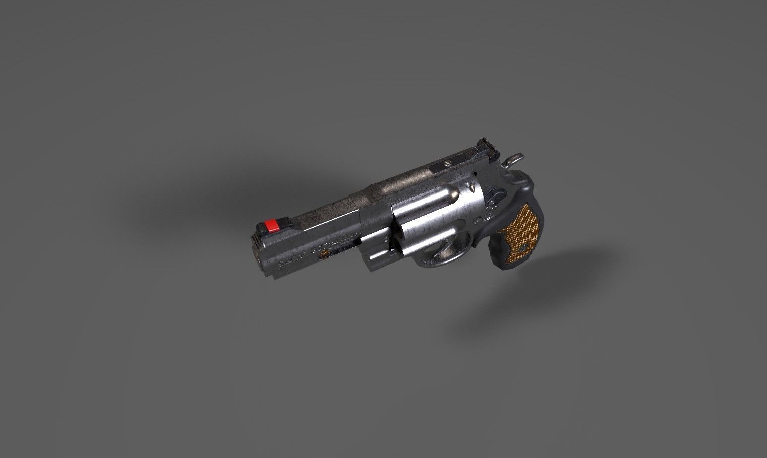 3D model Modern Revolver 4 VR / AR / low-poly | CGTrader