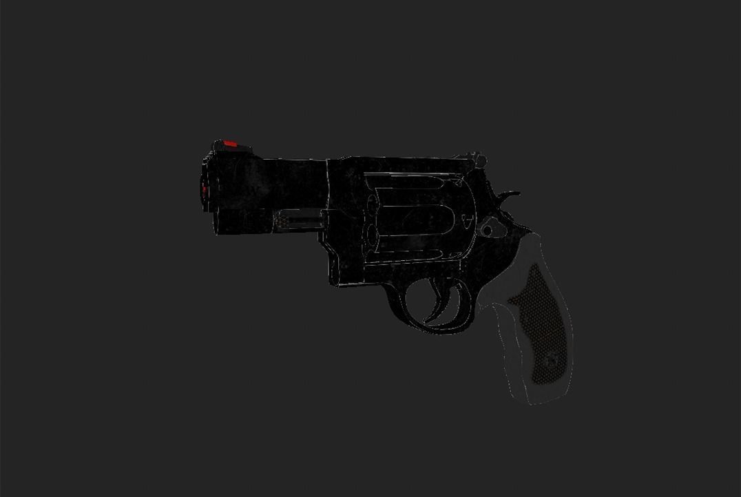 3D model Modern Revolver 4 VR / AR / low-poly | CGTrader