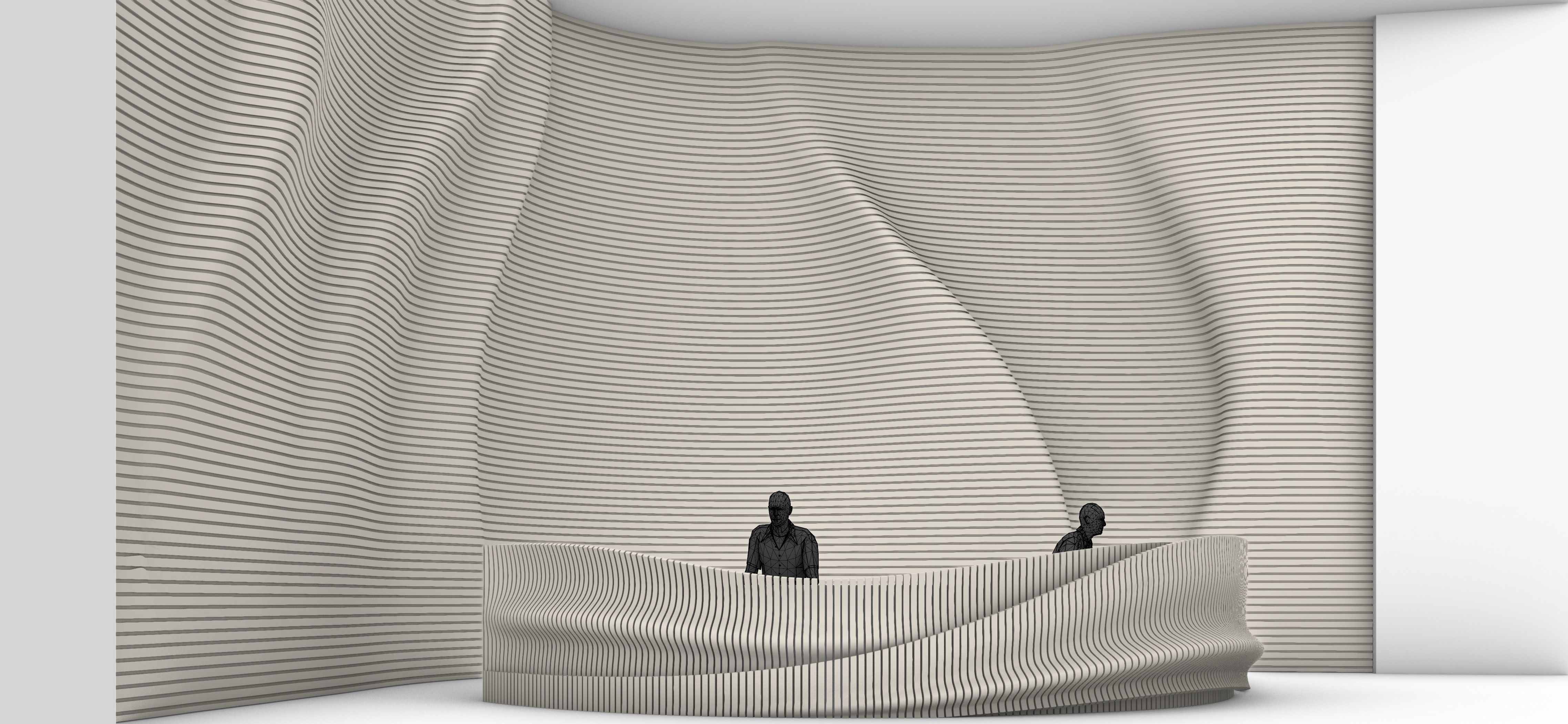 Parametric Reception 3D model | CGTrader