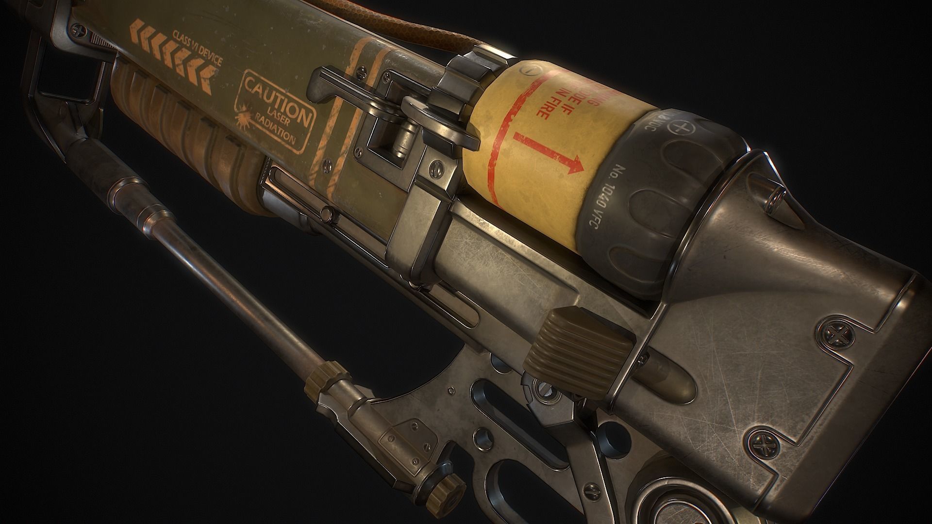 3D model Laser Rifle AER9 VR / AR / low-poly | CGTrader