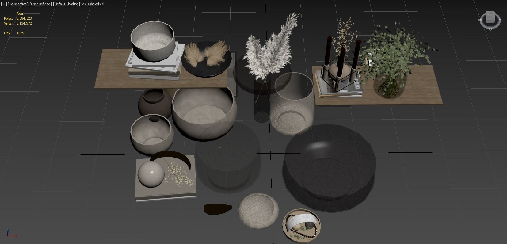 Decor Set 044 3d Model Cgtrader