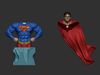SUPERMAN STL bust 3D model 3D printable | CGTrader
