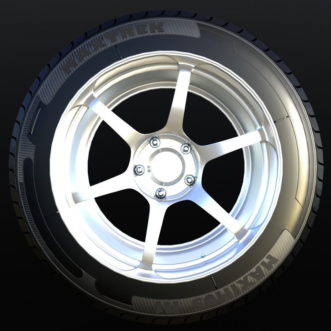 High detailed tire model 3D model | CGTrader