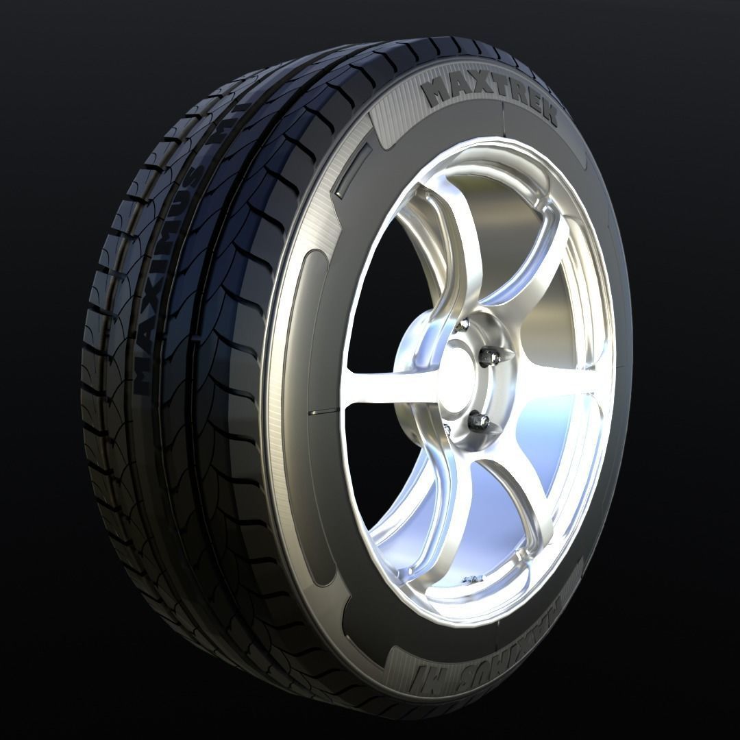 High detailed tire model 3D model | CGTrader