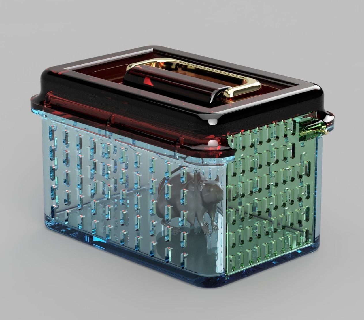 Small Animal Crate Cage 3D model 3D printable | CGTrader