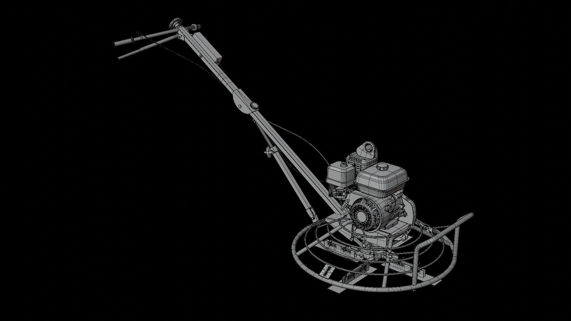 Power Trowel 3D model | CGTrader