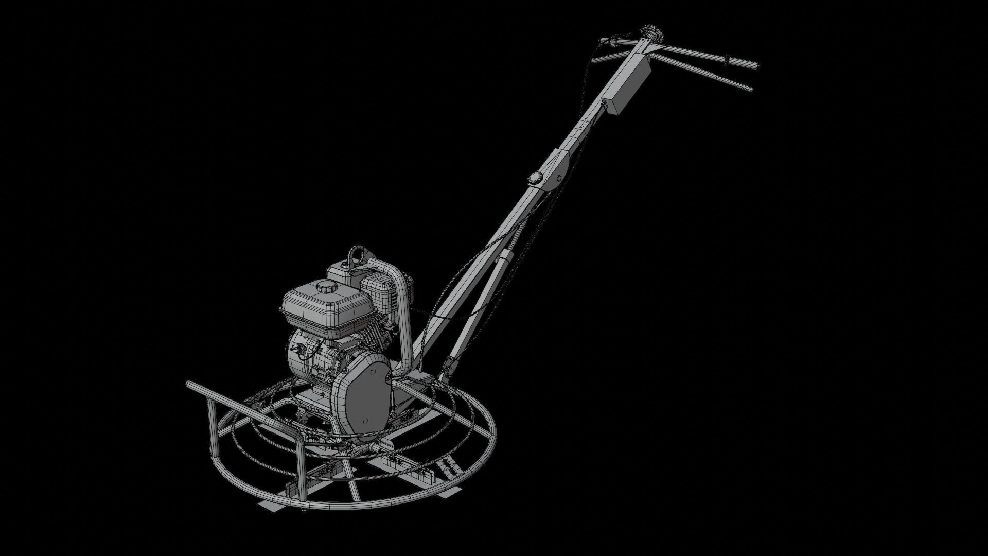 Power Trowel 3D model | CGTrader