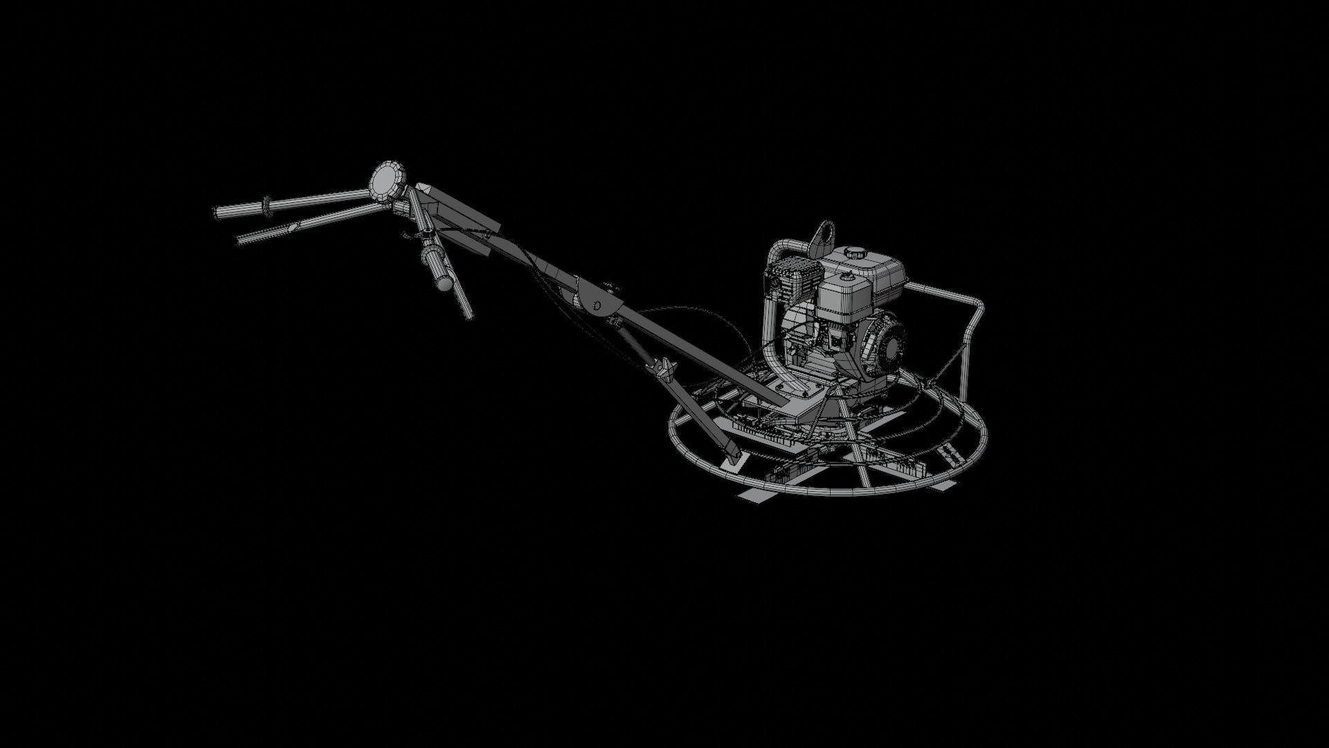 Power Trowel 3D model | CGTrader