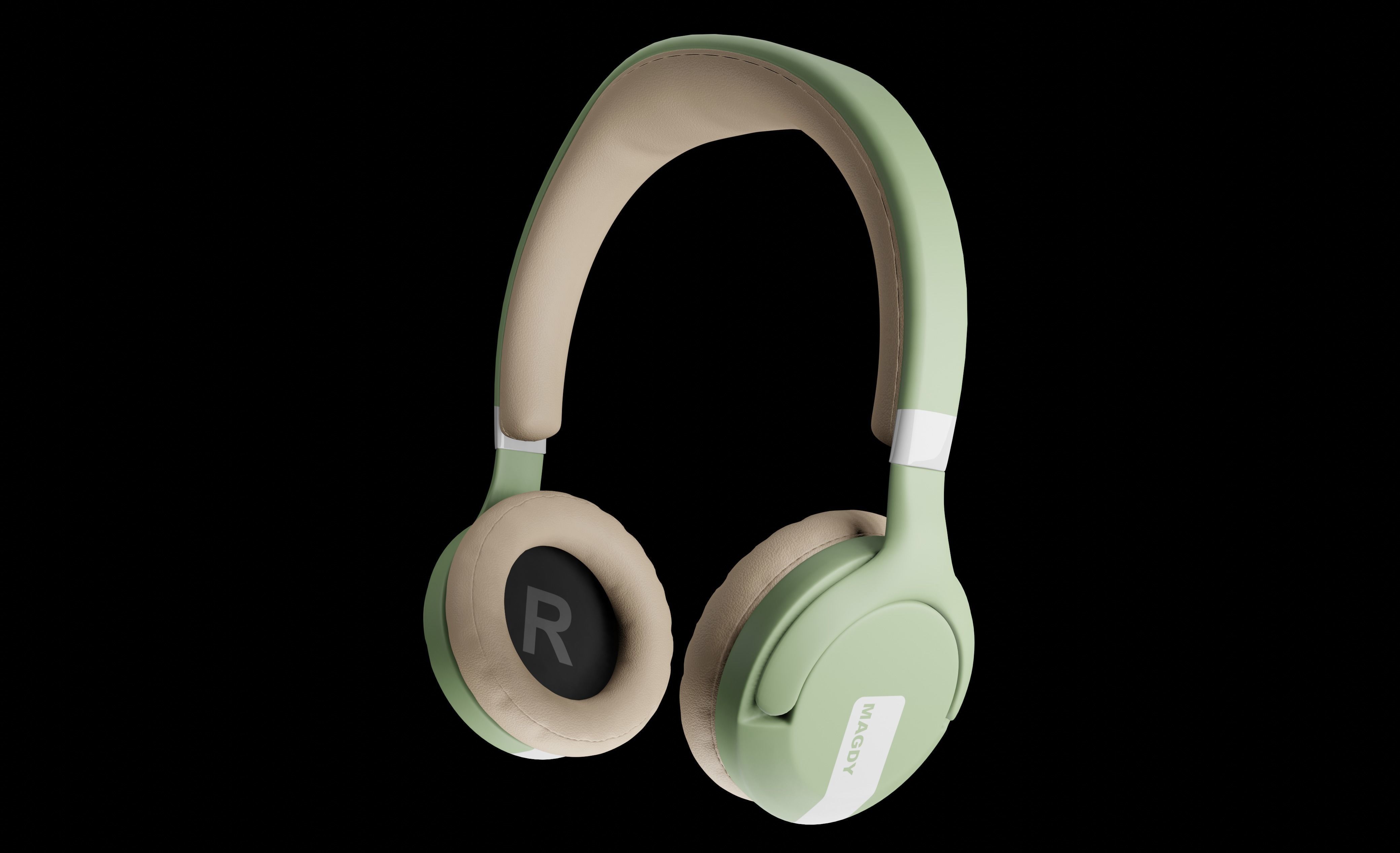 wireless Headphone free VR / AR / low-poly 3D model animated rigged ...