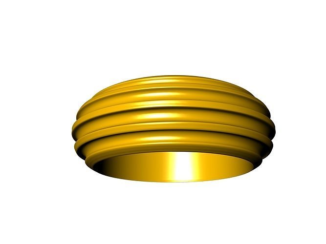 14 wedding band 6767676 stl verified 3D model 3D printable | CGTrader