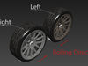 3D model Rim 5Zigen ZR and Tire Dunlop Sport Maxx Low Poly VR / AR ...