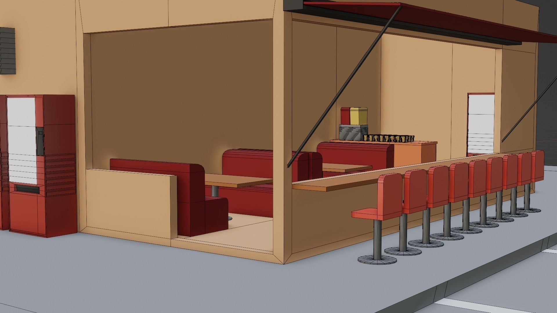 3D model lemonade city ready for animation VR / AR / low-poly | CGTrader